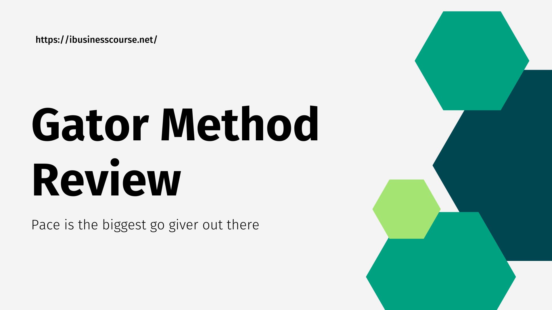Gator Method Review: Pace Is The Biggest Go Giver Out There In 2025
