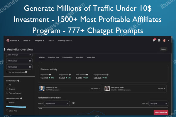 Download Generate Millions Of Traffic Under 10$ Investment – 1500+ Most ...